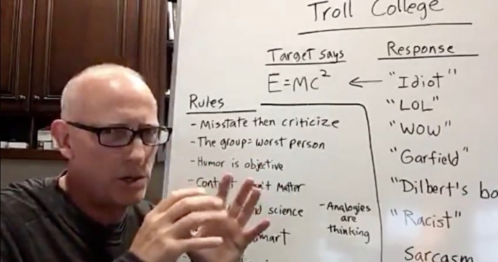 Scott Adams Explains: How to Be an ID Critic | Science and Culture Today