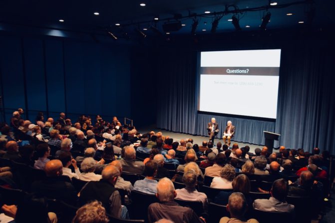 Clouds Part: More Photos of Behe Book Celebration | Science and Culture ...
